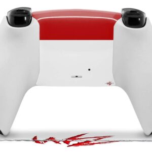 WraptorSkinz Skin Wrap compatible with Sony PS5 DualSense Controller Red White and Blue (CONTROLLER NOT INCLUDED)