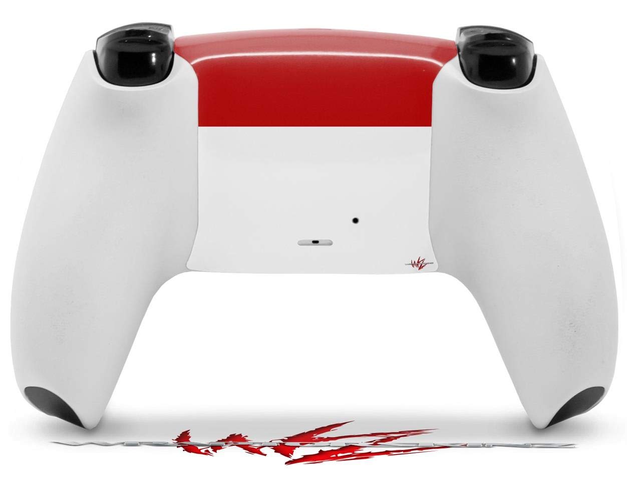 WraptorSkinz Skin Wrap compatible with Sony PS5 DualSense Controller Red White and Blue (CONTROLLER NOT INCLUDED)