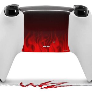 WraptorSkinz Skin Wrap compatible with Sony PS5 DualSense Controller Fire Red (CONTROLLER NOT INCLUDED)