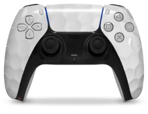 wraptorskinz skin wrap compatible with sony ps5 dualsense controller golf ball (controller not included)