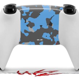 WraptorSkinz Skin Wrap compatible with Sony PS5 DualSense Controller WraptorCamo Old School Camouflage Camo Blue Medium (CONTROLLER NOT INCLUDED)