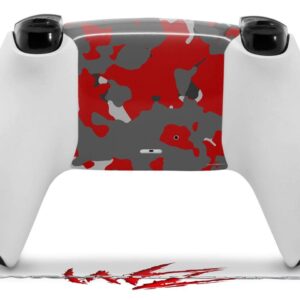 WraptorSkinz Skin Wrap compatible with Sony PS5 DualSense Controller WraptorCamo Old School Camouflage Camo Red (CONTROLLER NOT INCLUDED)