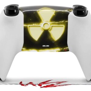 WraptorSkinz Skin Wrap compatible with Sony PS5 DualSense Controller Radioactive Yellow (CONTROLLER NOT INCLUDED)