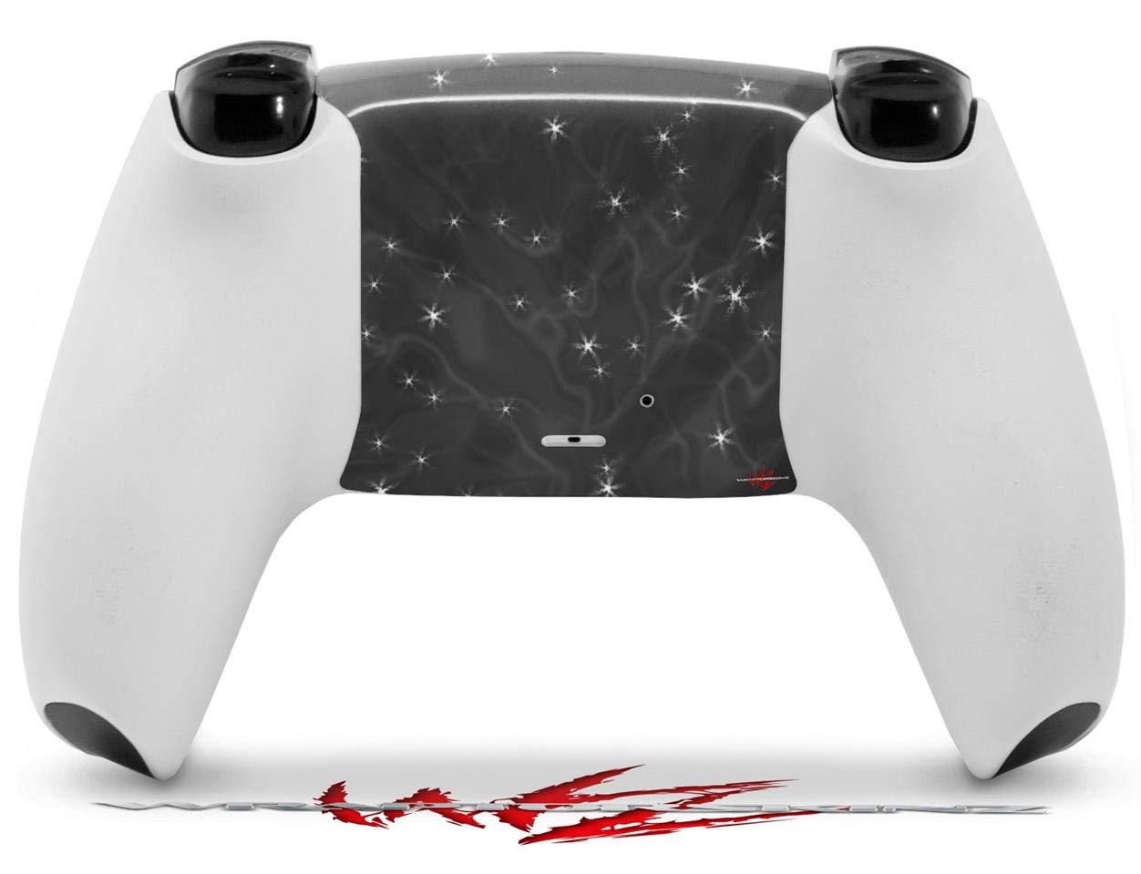 WraptorSkinz Skin Wrap compatible with Sony PS5 DualSense Controller Stardust Black (CONTROLLER NOT INCLUDED)