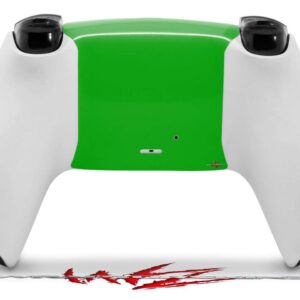 WraptorSkinz Skin Wrap compatible with Sony PS5 DualSense Controller Solids Collection Green (CONTROLLER NOT INCLUDED)