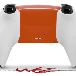 WraptorSkinz Skin Wrap compatible with Sony PS5 DualSense Controller Solids Collection Burnt Orange (CONTROLLER NOT INCLUDED)