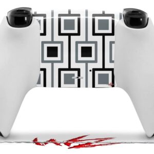 WraptorSkinz Skin Wrap compatible with Sony PS5 DualSense Controller Squares In Squares (CONTROLLER NOT INCLUDED)