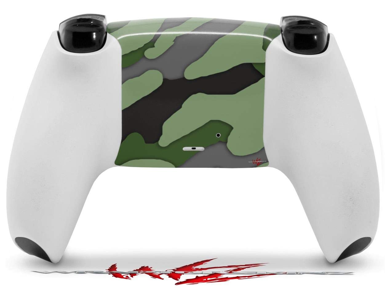 WraptorSkinz Skin Wrap compatible with Sony PS5 DualSense Controller Camouflage Green (CONTROLLER NOT INCLUDED)