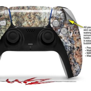 WraptorSkinz Skin Wrap compatible with Sony PS5 DualSense Controller Marble Granite 05 Speckled (CONTROLLER NOT INCLUDED)