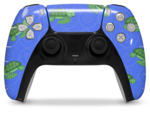 wraptorskinz skin wrap compatible with sony ps5 dualsense controller turtles (controller not included)