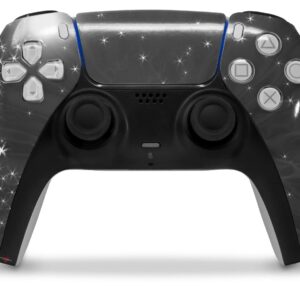 WraptorSkinz Skin Wrap compatible with Sony PS5 DualSense Controller Stardust Black (CONTROLLER NOT INCLUDED)