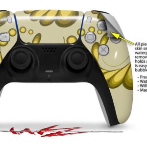 WraptorSkinz Skin Wrap compatible with Sony PS5 DualSense Controller Petals Yellow (CONTROLLER NOT INCLUDED)