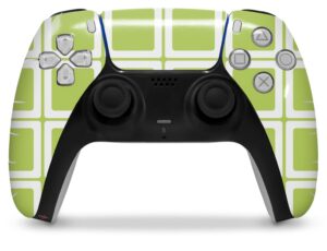 wraptorskinz skin wrap compatible with sony ps5 dualsense controller squared sage green (controller not included)