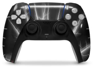 wraptorskinz skin wrap compatible with sony ps5 dualsense controller lightning white (controller not included)