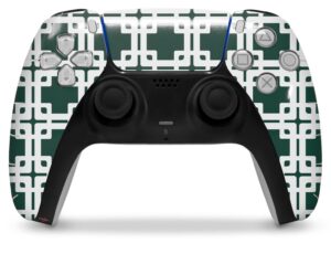 wraptorskinz skin wrap compatible with sony ps5 dualsense controller boxed hunter green (controller not included)