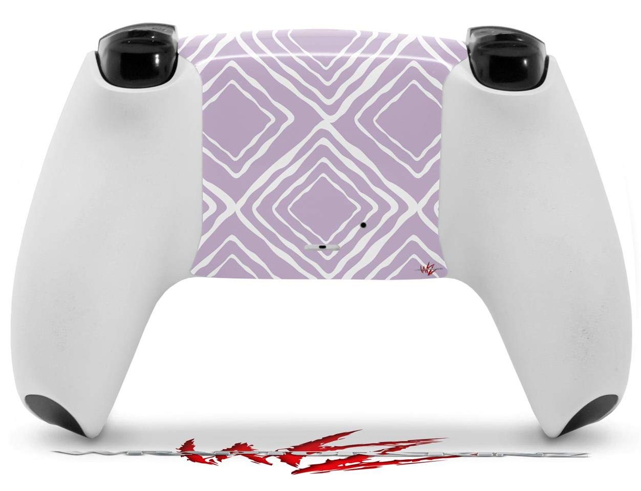 WraptorSkinz Skin Wrap compatible with Sony PS5 DualSense Controller Wavey Lavender (CONTROLLER NOT INCLUDED)