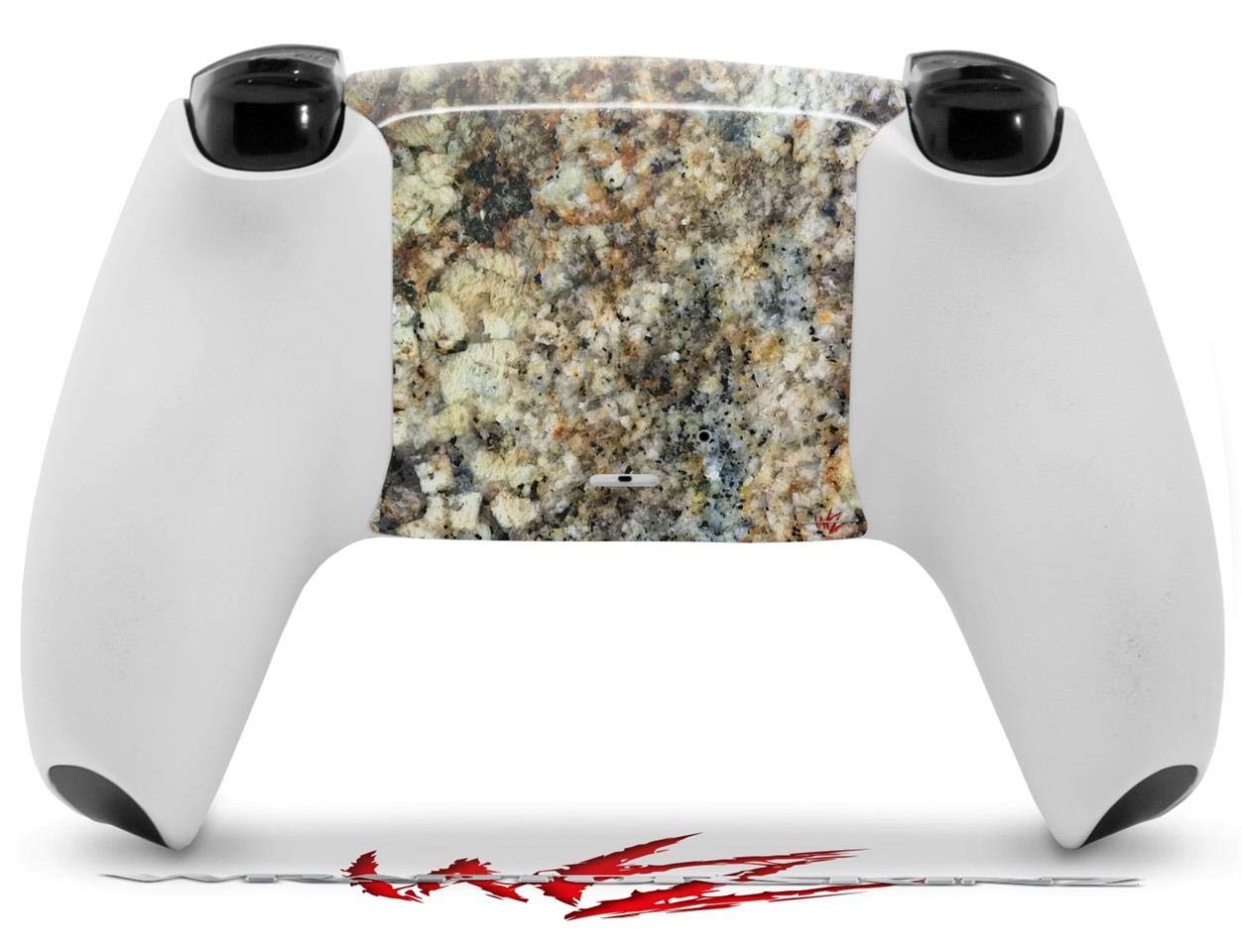 WraptorSkinz Skin Wrap compatible with Sony PS5 DualSense Controller Marble Granite 05 Speckled (CONTROLLER NOT INCLUDED)