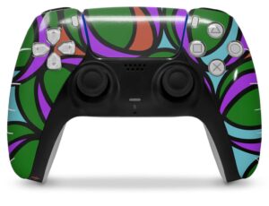 wraptorskinz skin wrap compatible with sony ps5 dualsense controller crazy dots 03 (controller not included)