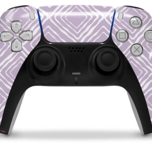 WraptorSkinz Skin Wrap compatible with Sony PS5 DualSense Controller Wavey Lavender (CONTROLLER NOT INCLUDED)