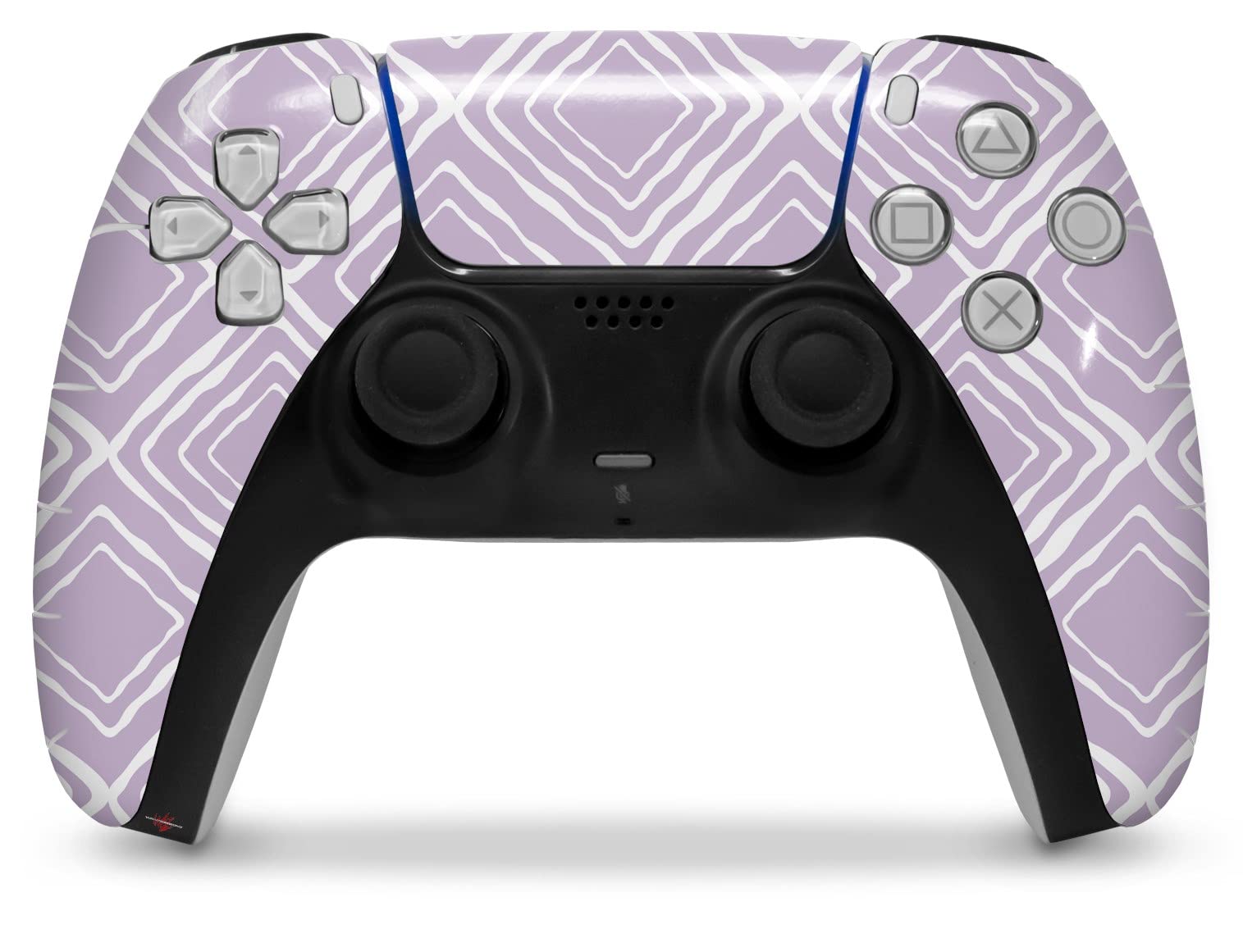 WraptorSkinz Skin Wrap compatible with Sony PS5 DualSense Controller Wavey Lavender (CONTROLLER NOT INCLUDED)