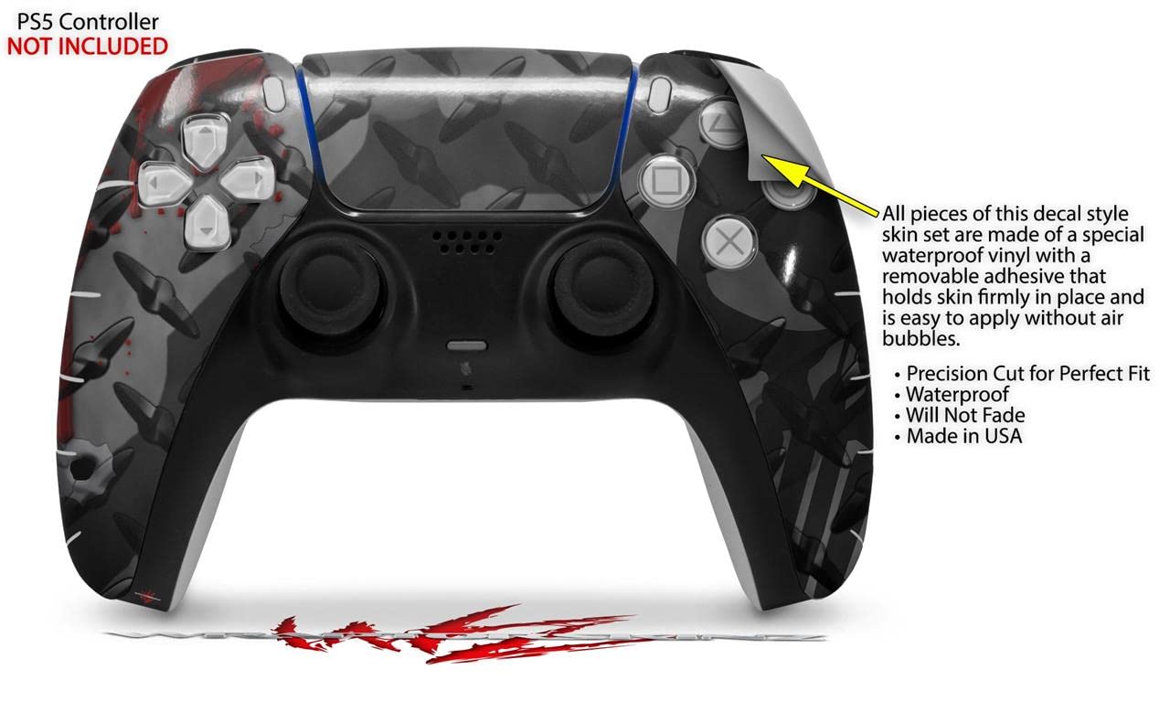 WraptorSkinz Skin Wrap compatible with Sony PS5 DualSense Controller War Zone (CONTROLLER NOT INCLUDED)