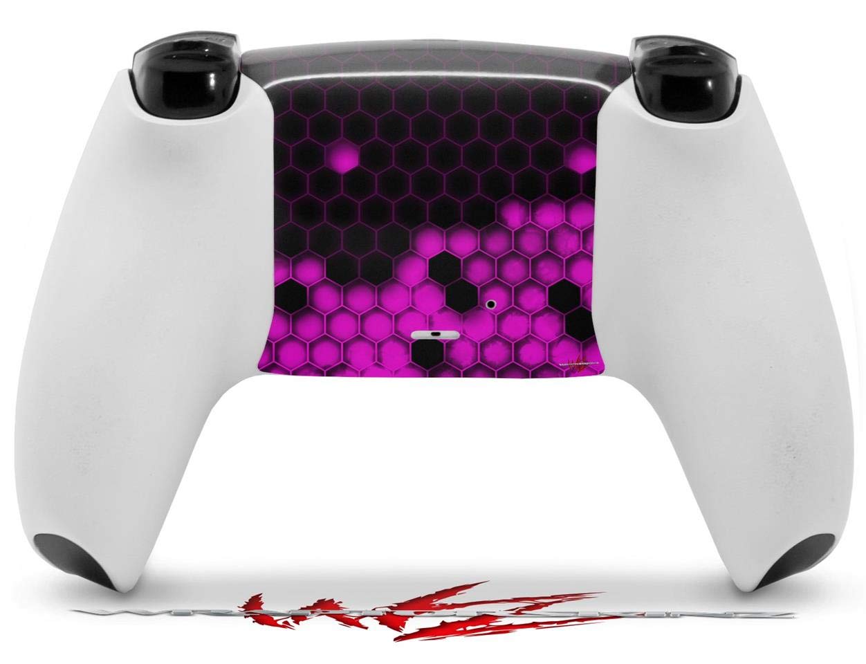 WraptorSkinz Skin Wrap compatible with Sony PS5 DualSense Controller HEX Hot Pink (CONTROLLER NOT INCLUDED)