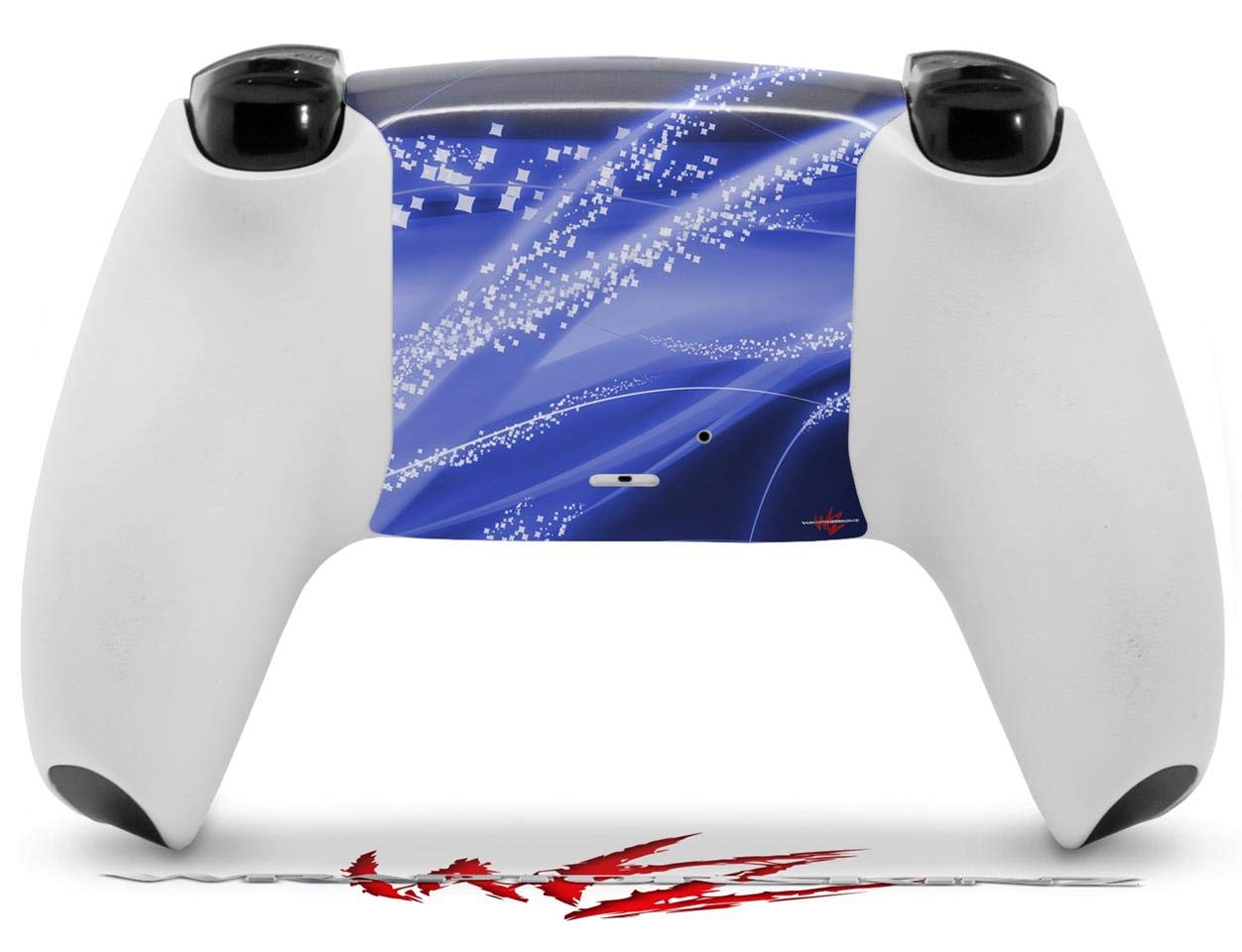 WraptorSkinz Skin Wrap compatible with Sony PS5 DualSense Controller Mystic Vortex Blue (CONTROLLER NOT INCLUDED)