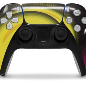 WraptorSkinz Skin Wrap compatible with Sony PS5 DualSense Controller Alecias Swirl 01 Yellow (CONTROLLER NOT INCLUDED)