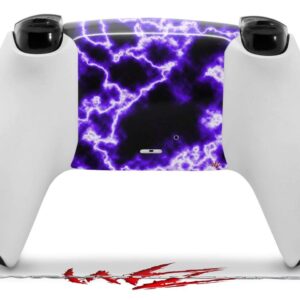 WraptorSkinz Skin Wrap compatible with Sony PS5 DualSense Controller Electrify Purple (CONTROLLER NOT INCLUDED)