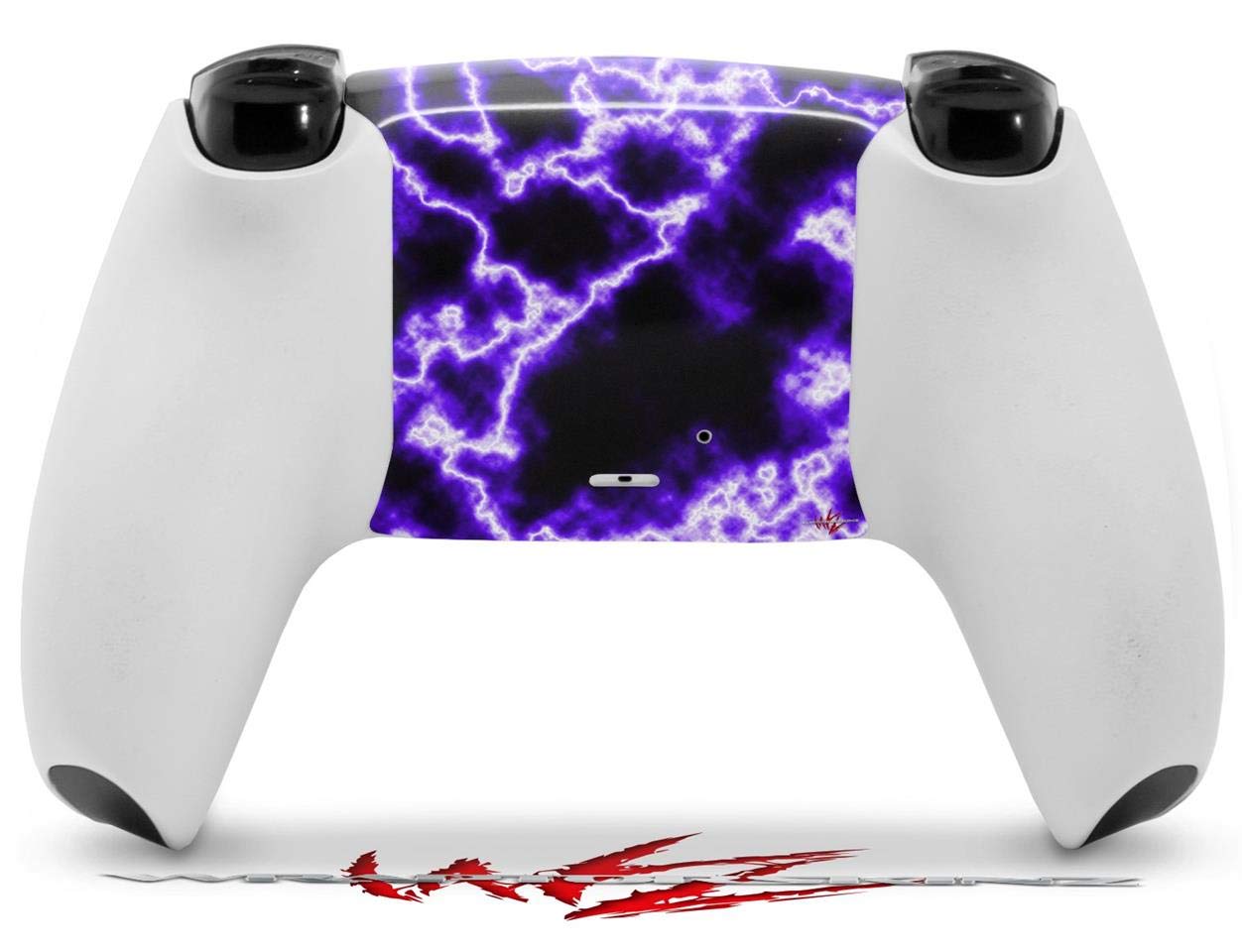 WraptorSkinz Skin Wrap compatible with Sony PS5 DualSense Controller Electrify Purple (CONTROLLER NOT INCLUDED)