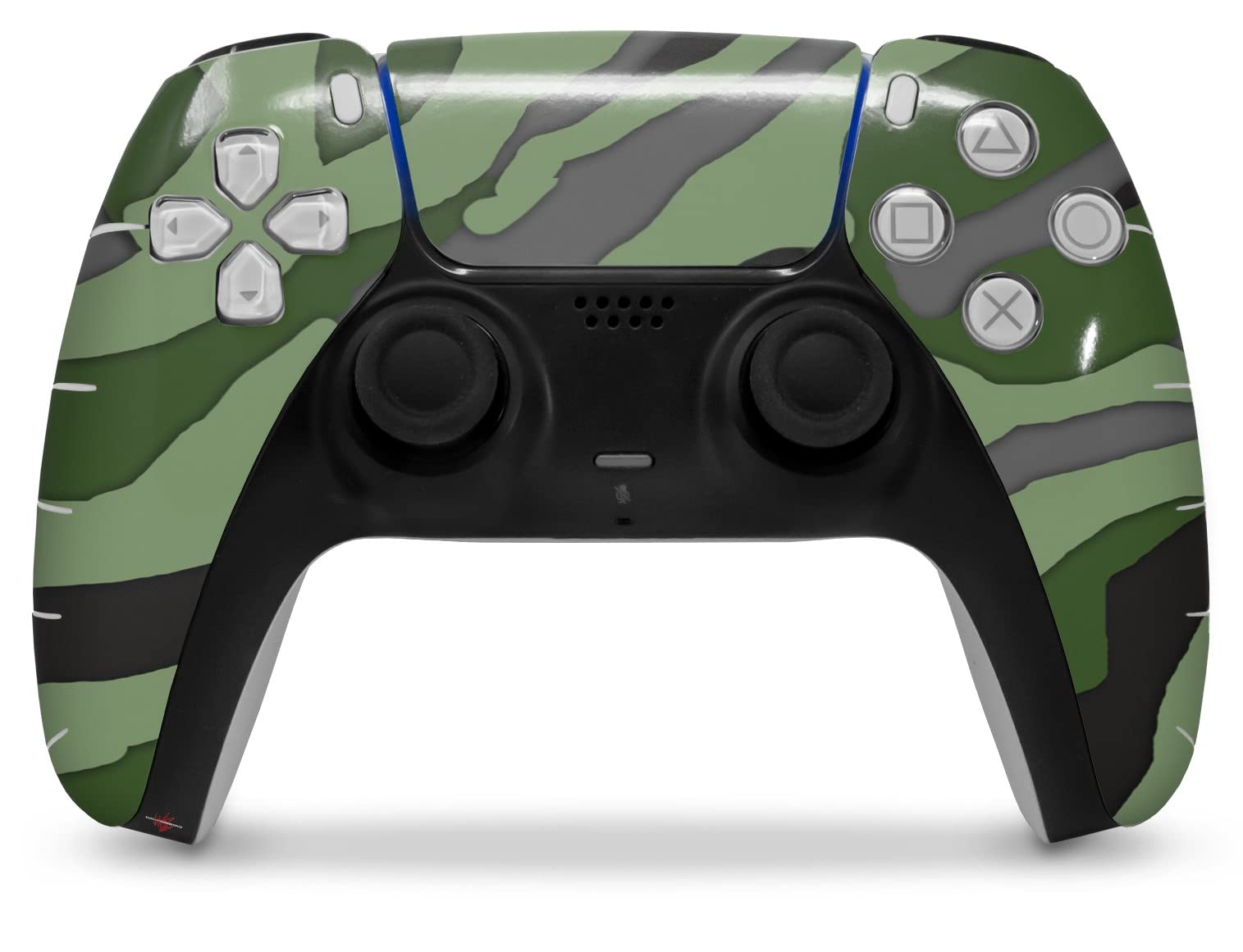 WraptorSkinz Skin Wrap compatible with Sony PS5 DualSense Controller Camouflage Green (CONTROLLER NOT INCLUDED)