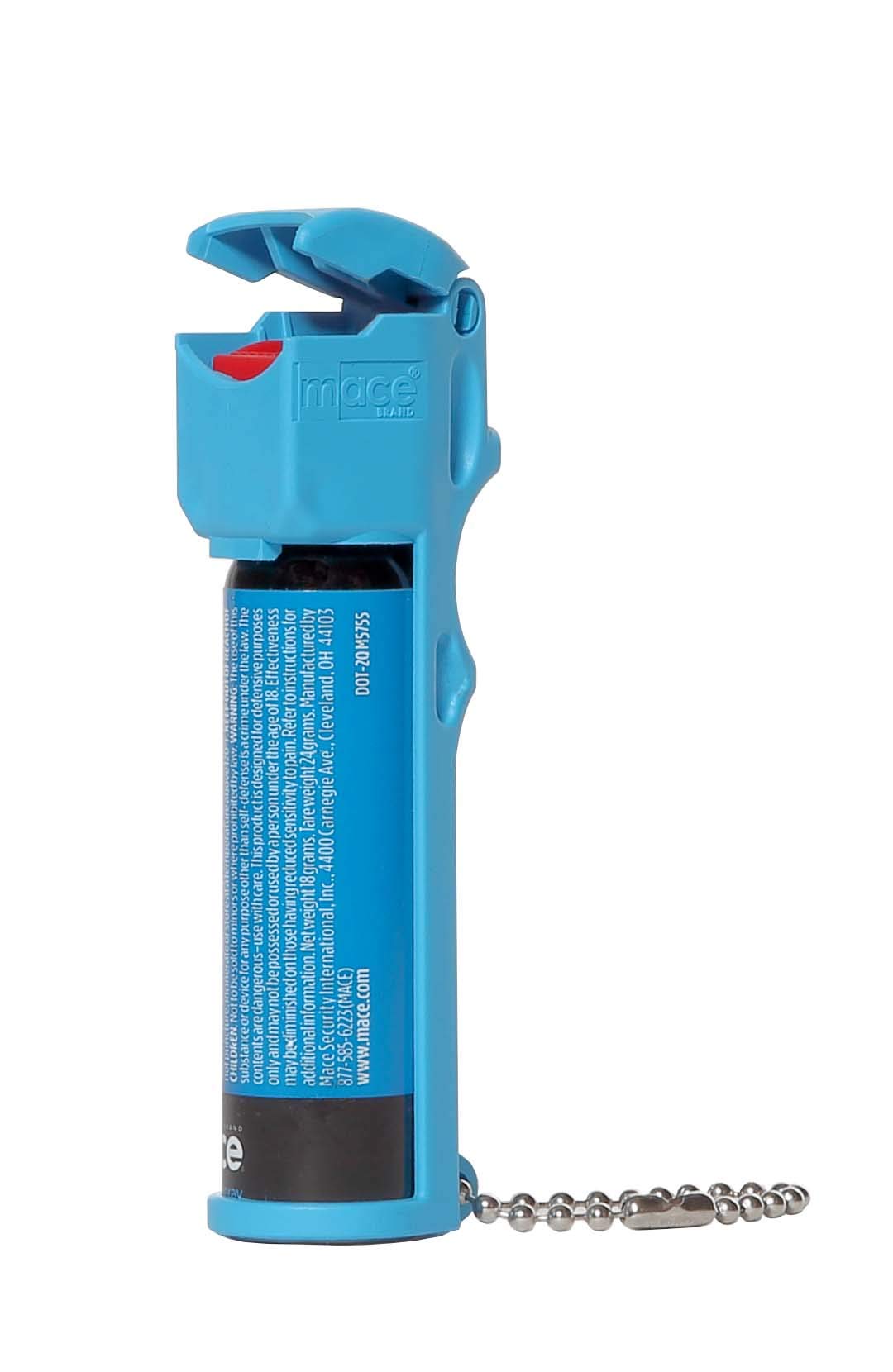 Mace Brand Personal Pepper Spray (Neon Blue), Full Size