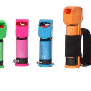 Mace Brand Personal Pepper Spray (Neon Blue), Full Size