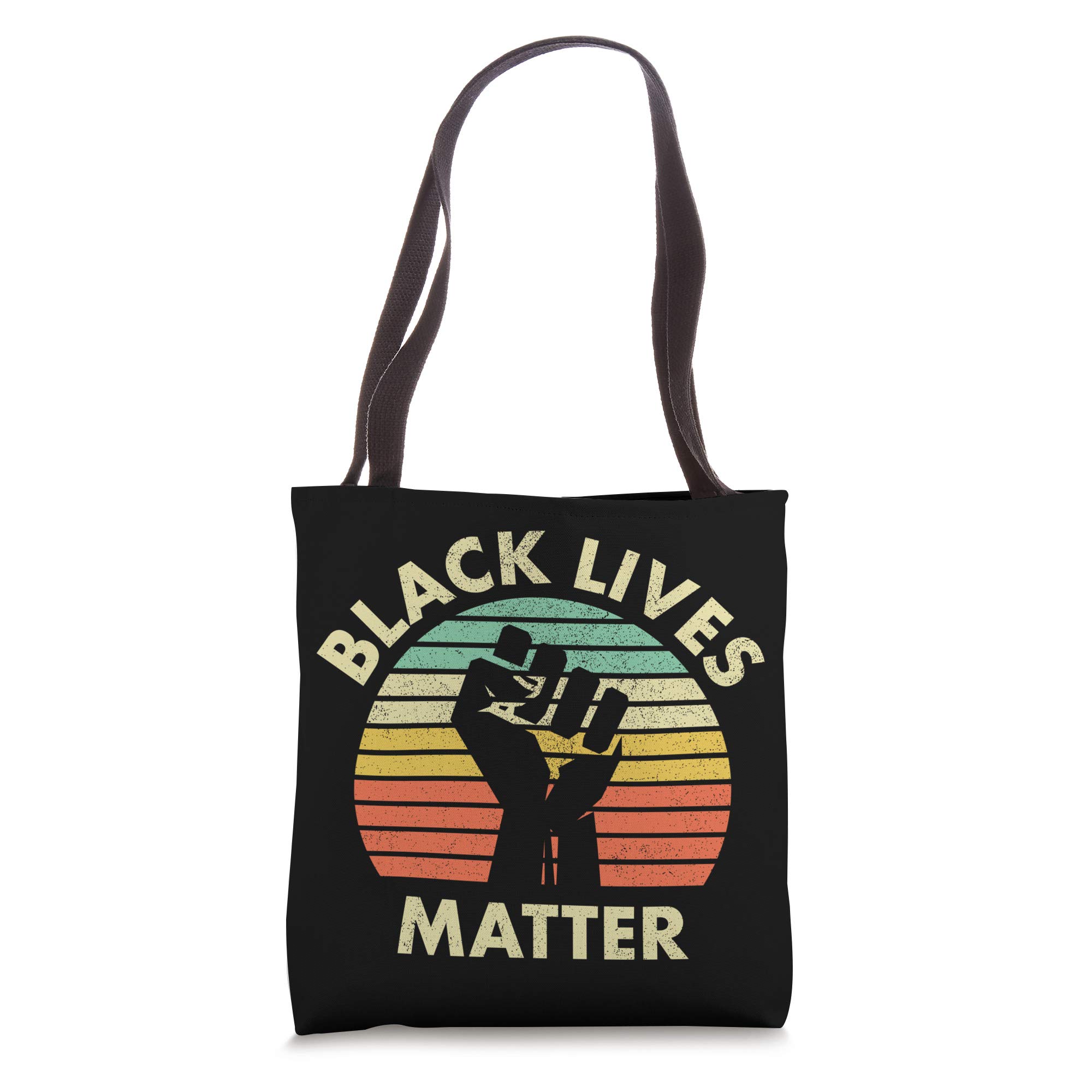 Black Lives Matter Retro Vintage Distressed Tote Bag