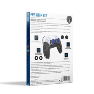 Surge FPS Grip Kit (9pcs) for PlayStation 5 DualSense Controller, Thumb Stick Grips w/Precision Aiming Rings, Customizable, Superior Grip, Enhanced Comfort