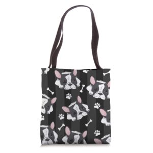 cute french bulldog frenchie dog lover gift women girl tote bag