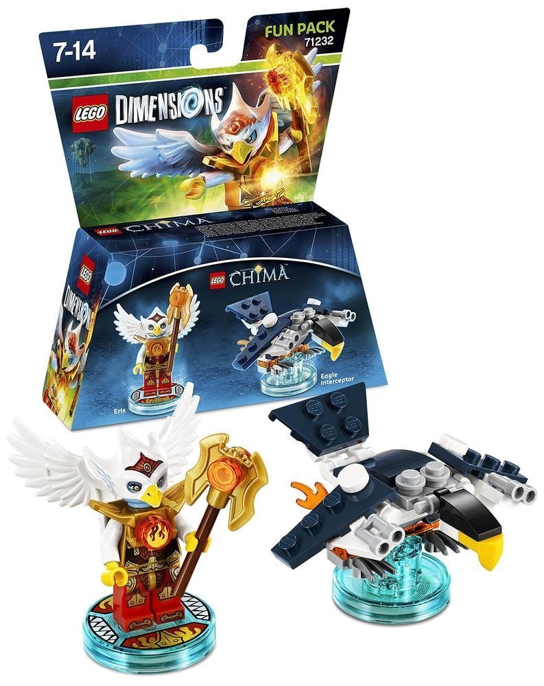 Lego Dimensions Starter Pack + The Legend of Chima Laval + Eris + Cragger Fun Packs + Portal 2 Level Pack for Xbox One