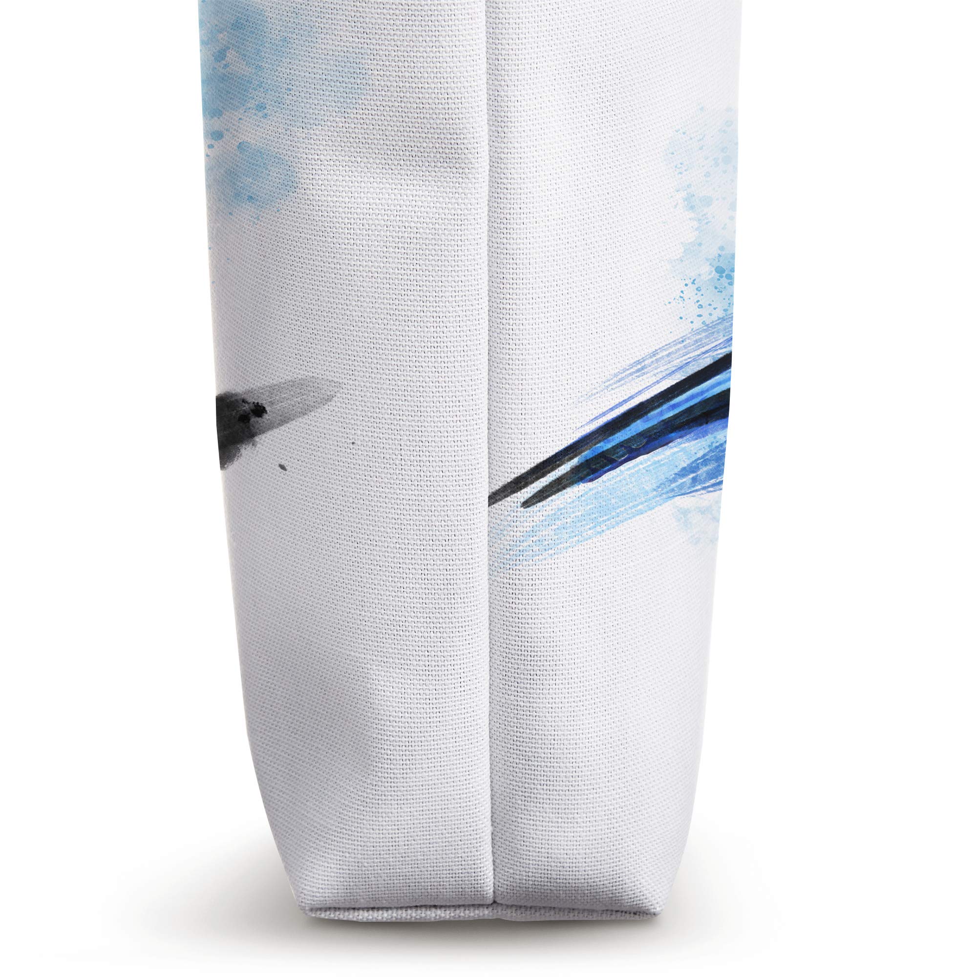 Watercolor blue stellar jay bird artistic animal watercolour Tote Bag