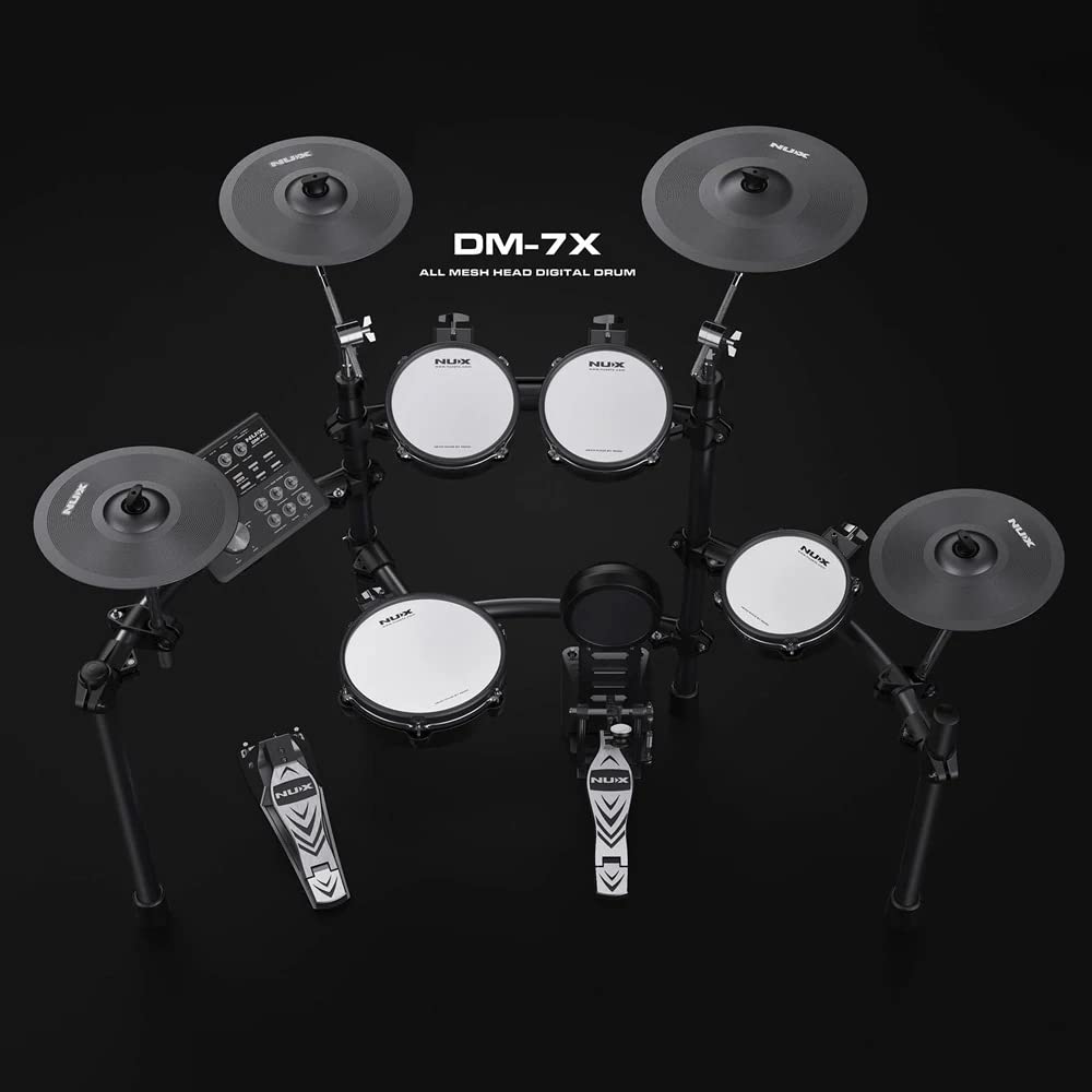 NUX DM-7X All Remo Mesh Head Digital Drum Kit