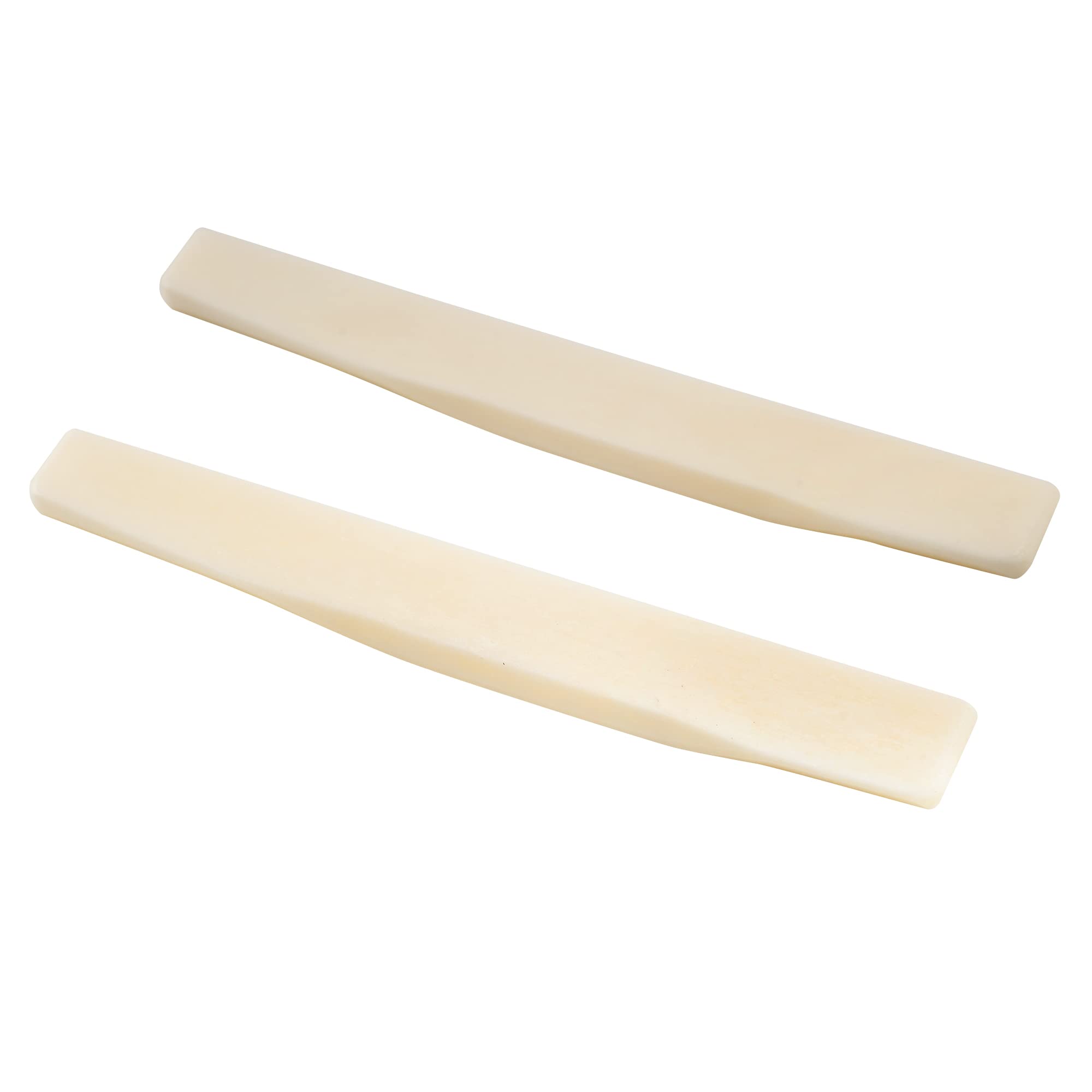 Musiclily Pro 73.66mm Compensated Acoustic Guitar Bone Saddle for 6 String Martin Style, Ivory (Set of 2)