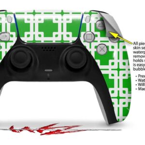 WraptorSkinz Skin Wrap compatible with Sony PS5 DualSense Controller Boxed Green (CONTROLLER NOT INCLUDED)