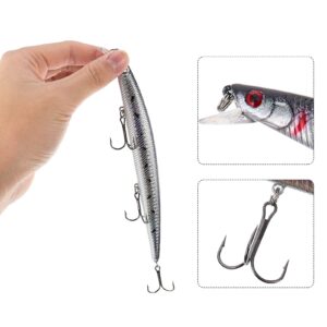 BESPORTBLE 3pcs Bait Artificial Fishing Tackle Fishing Accessory Fishing Supplies Outdoor Fake Lure Life-Like Fishing Lure Fake Fishing Lures Imitation Fishing Hook Household Fishing Tackle