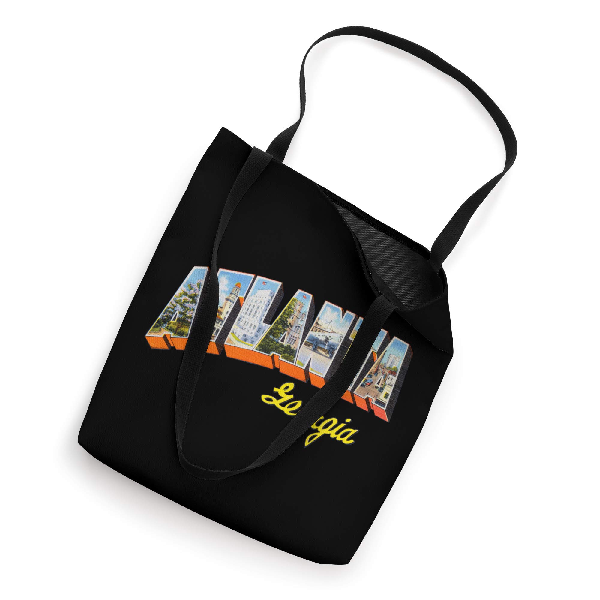 Atlanta Georgia GA Vintage Retro Souvenir Tote Bag