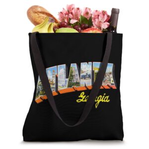 Atlanta Georgia GA Vintage Retro Souvenir Tote Bag