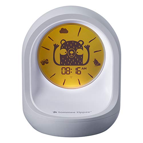 Tommee Tippee Sleep Trainer Clock, Timekeeper Connected Sleep Aid |App-Enabled Alarm Clock and Nightlight for Children