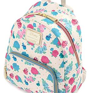 Loungefly Sleeping Beauty Floral Fairy Godmother Mini Backpack Natural-Floral