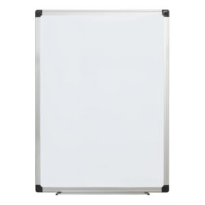 Office Depot® Brand Non-Magnetic Melamine Dry-Erase Whiteboard, 36" x 48", Aluminum Frame with Silver Finish