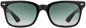 ao tournament sunglasses - black tortoise - sunvogue green gradient aolite nylon lenses - 52-20-145