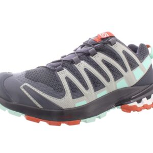 Salomon XA PRO 3D v8 Trail Running Shoes for Women, Ebony/Yucca/Mecca Orange, 9