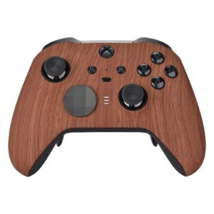 modded zone un-modded custom controller compatible with xbox one elite series 2 (wooden)